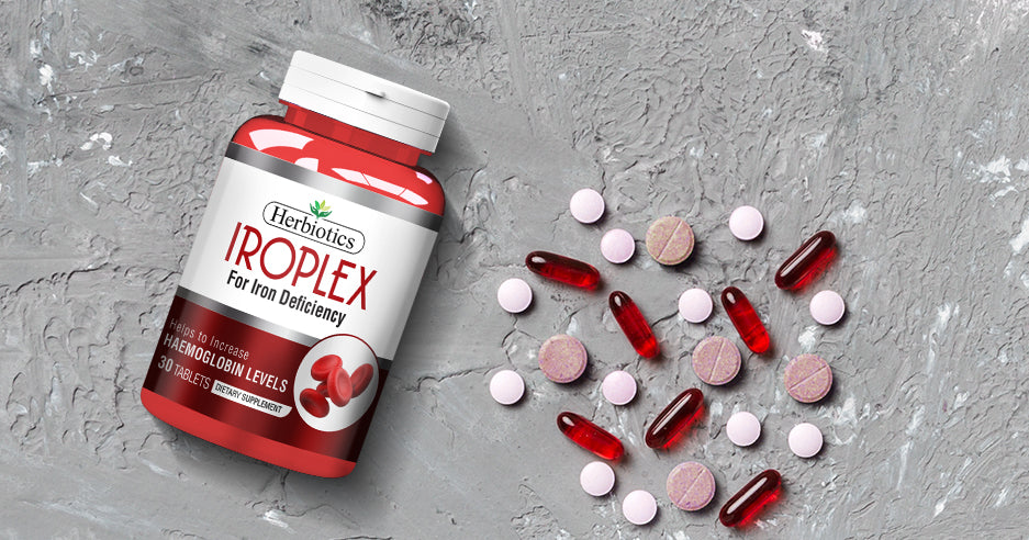 How Iroplex Supplement Helps in Iron Deficiency | Herbiotics