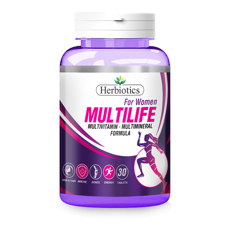 Herbiotics Multilife | 22 Key Nutrients for Women | Multimineral Formula